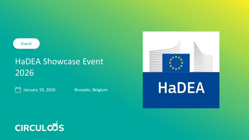CIRCULOOS at HaDEA Showcase Event 2026 - Circuloos